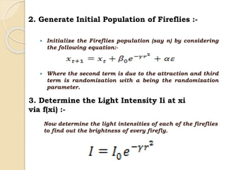 Firefly algorithm | PPT