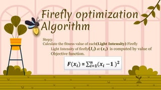 Firefly algorithm | PPTX