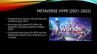 Firefly Geisha & Cypris Butterflies: Lessons for metaverses | PPT