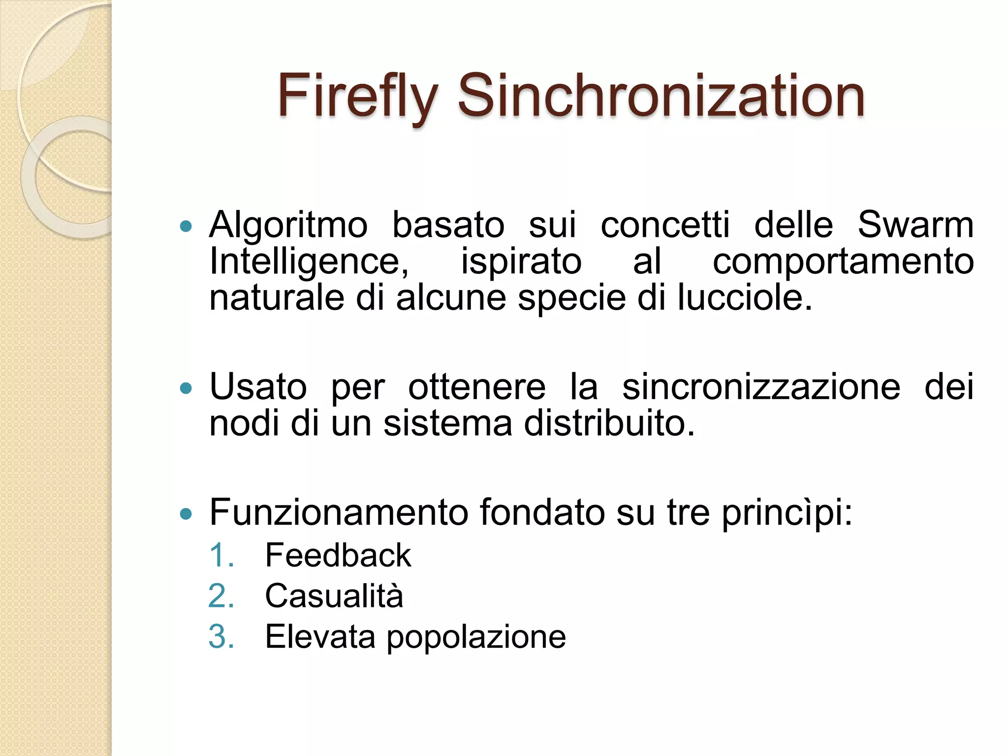Firefly Heartbeat Synchronization Ppt