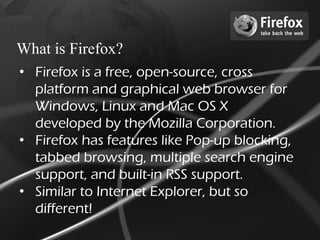 Getting Started with Firefox | PPT