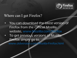Getting Started with Firefox | PPT