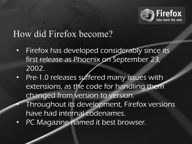Getting Started with Firefox | PPT