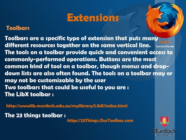 Firefox Extensions | PPT