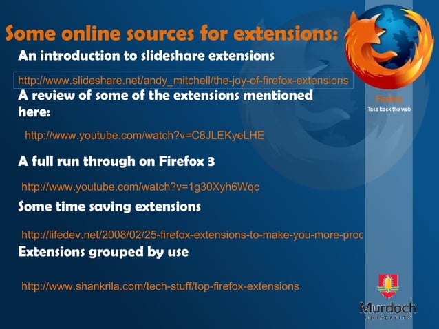 Firefox Extensions | PPT