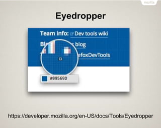Firefox Developer tools | PPT