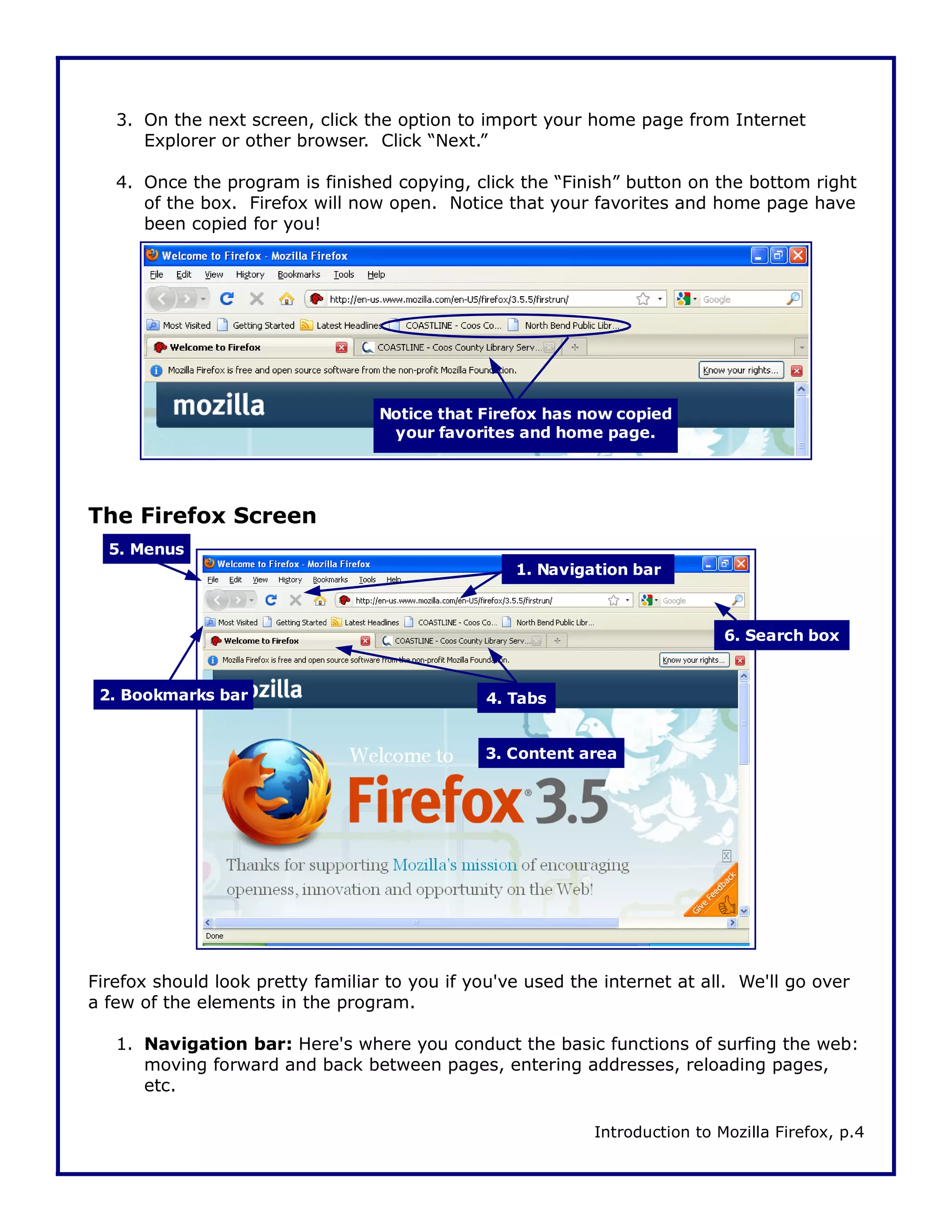 Intro to Firefox | PDF