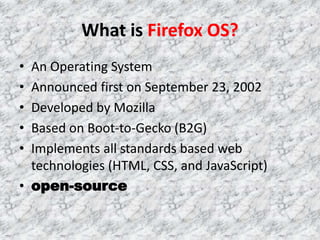 mozilla firefox | PPTX