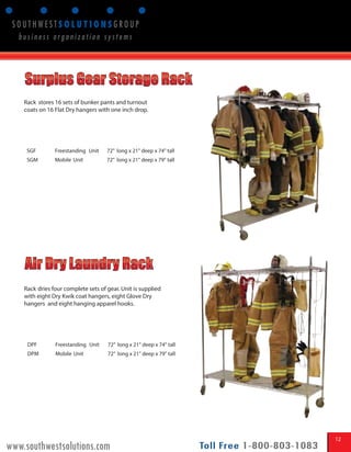 Turnout Gear Storage System - Fire Gear Storage | PDF