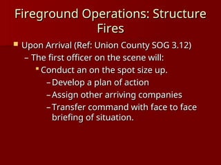Fireground Operations Structure Fire 316 Training.PPT