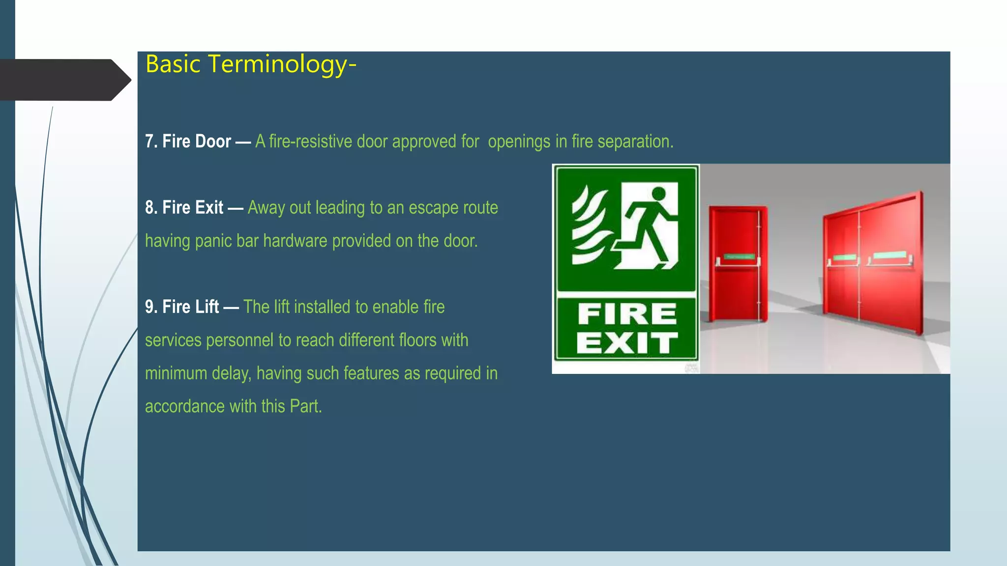 Fire guidelines by nbc part 1 | PPTX