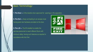 Fire guidelines by nbc part 1 | PPTX