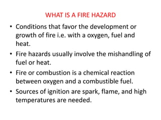 Fire hazard | PPTX