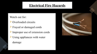FIRE HAZARD AND CONTROL FOR PROTECTION OF HUMAN HEALTH | PPTX