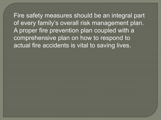 Fire hazards | PPTX
