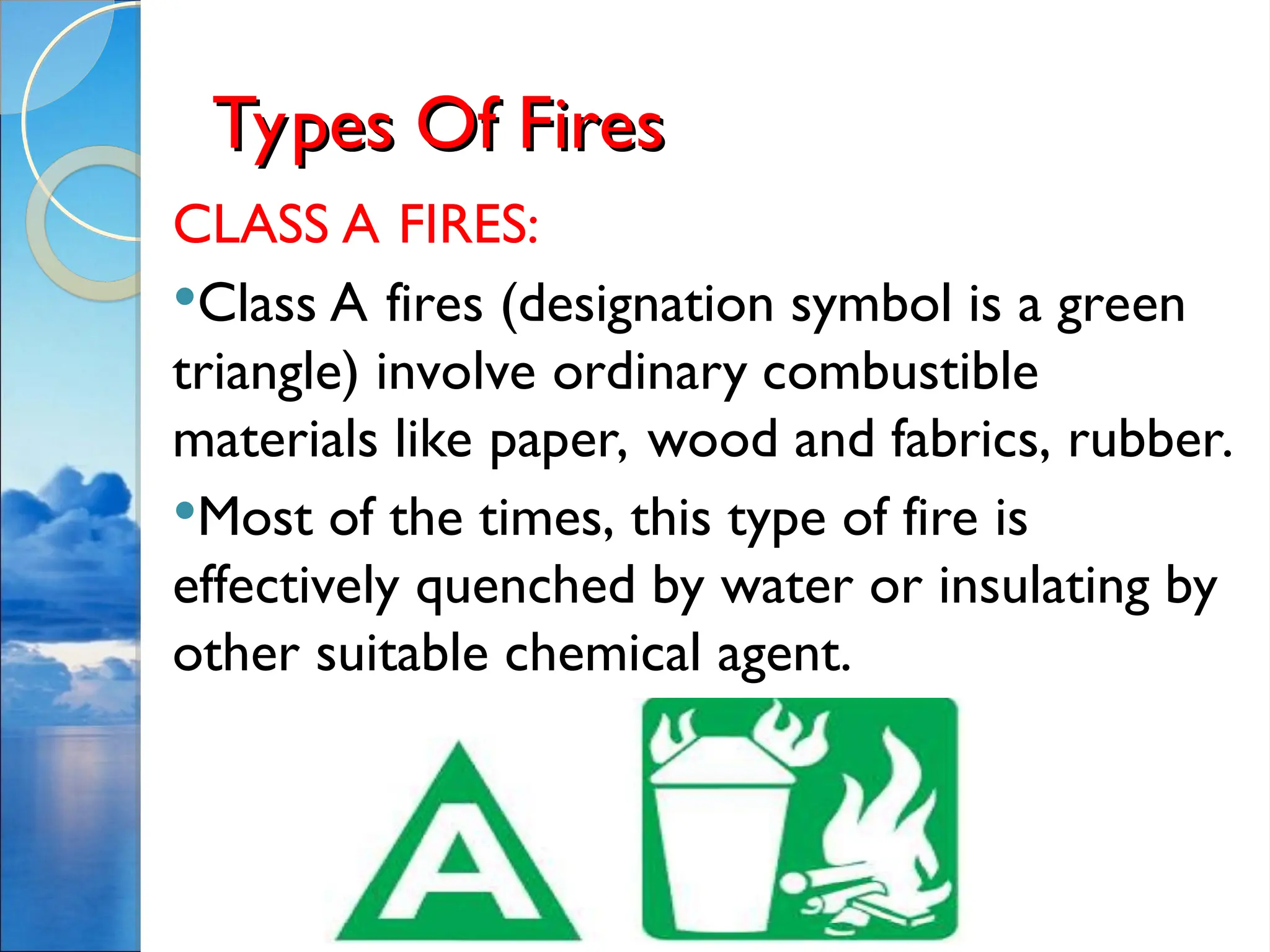 Fire Hazards and Classification of firee | PPT