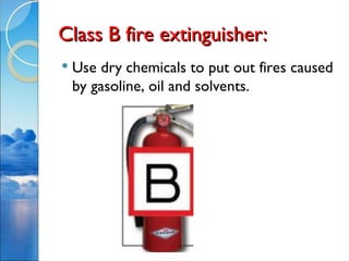 Fire Hazards and Classification of firee | PPT