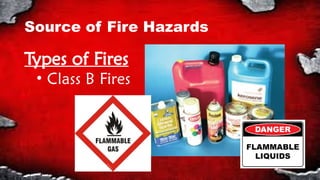 fire hazards, types of fire hazards.pptx
