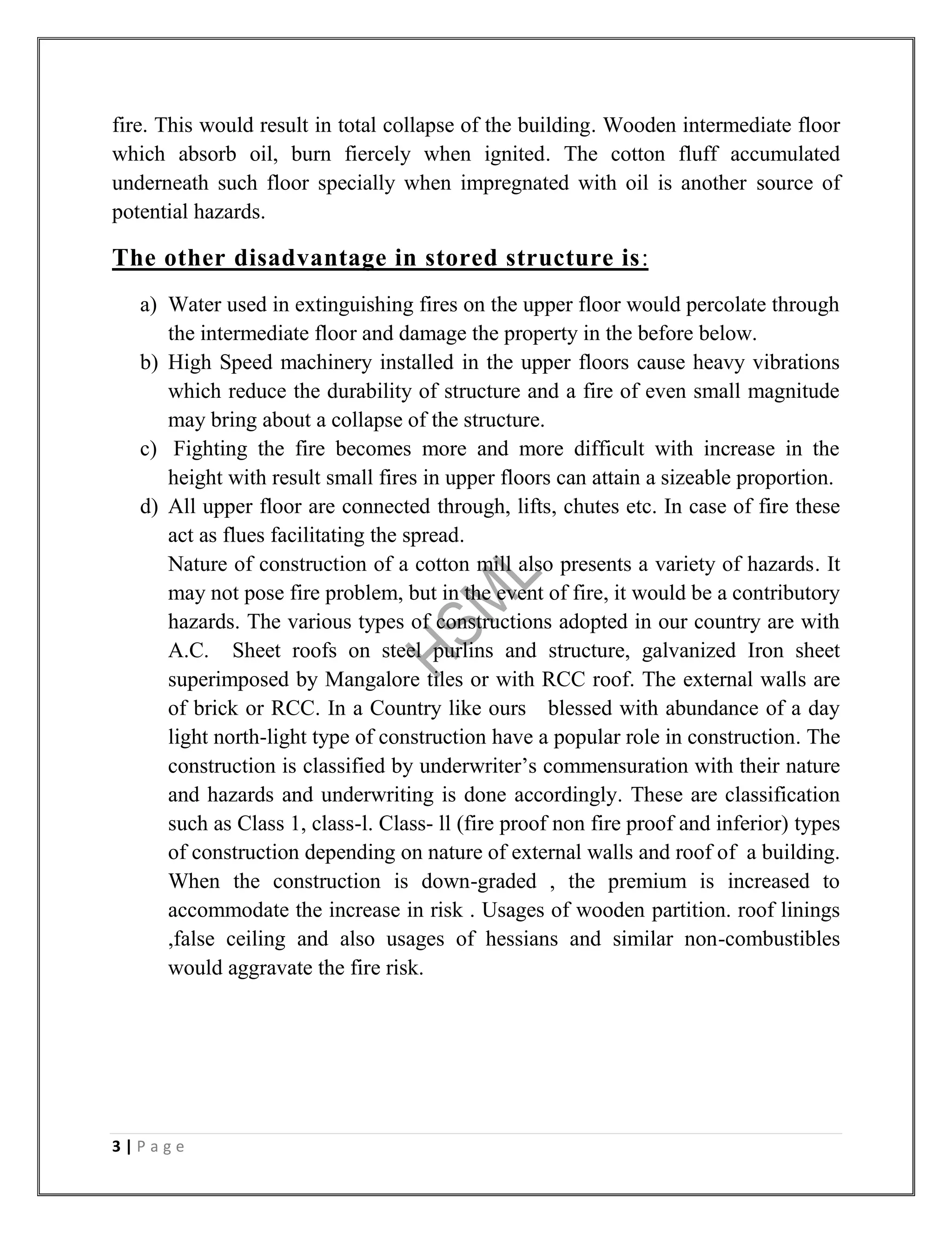 Fire hazards in cotton industry | PDF