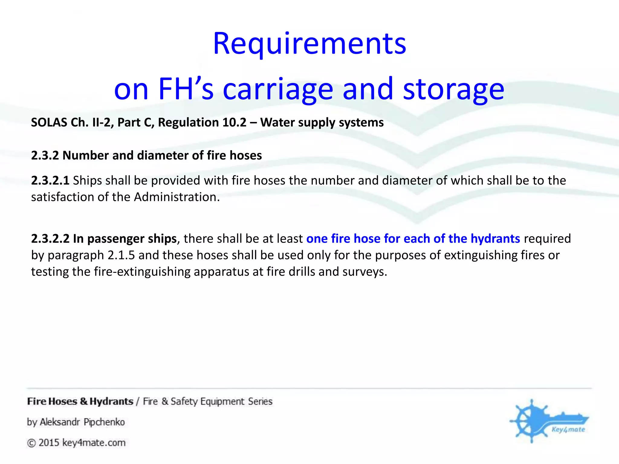 Fire Hoses and Hydrants Inspection | PDF