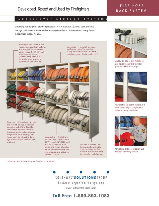 Fire Hose Rack System