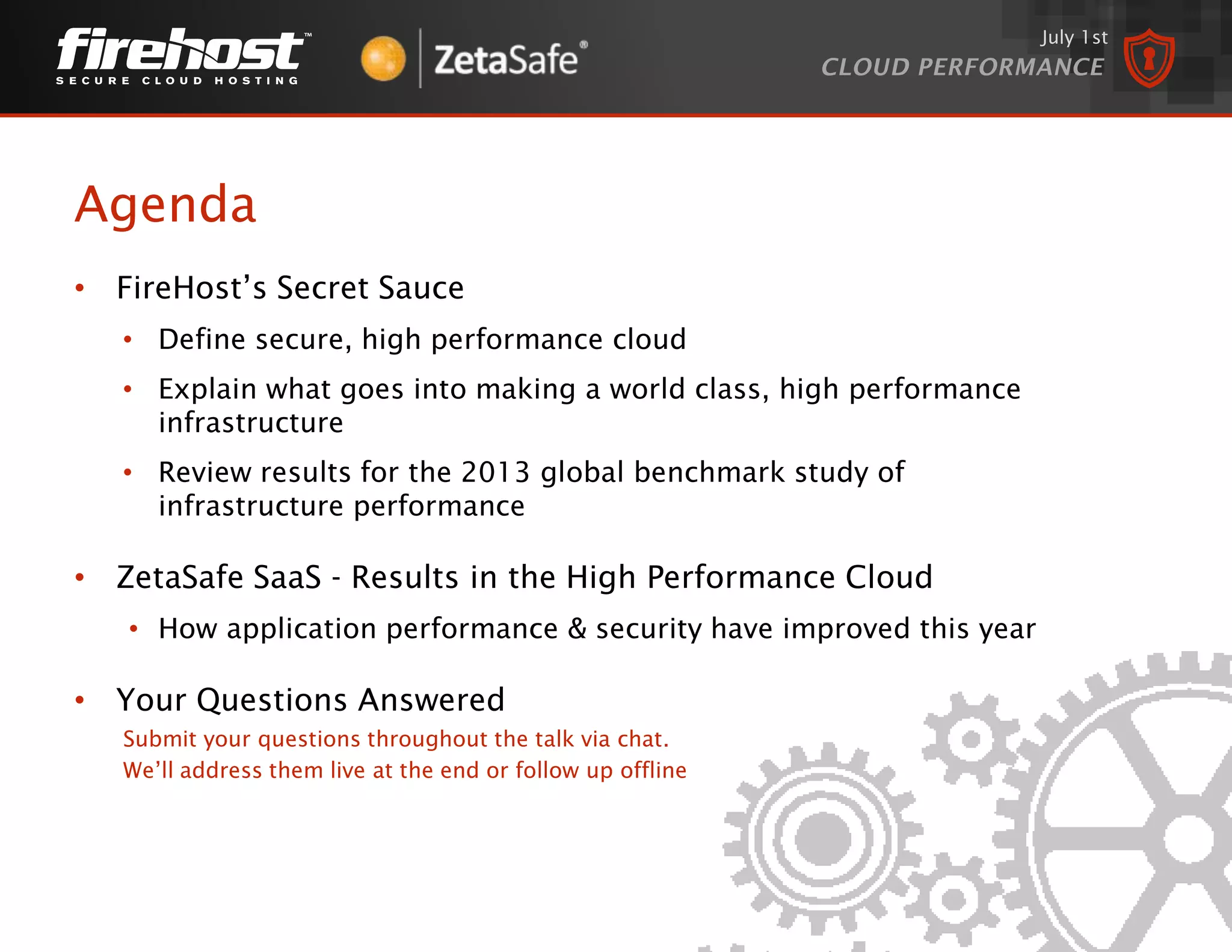 FireHost Webinar: How a Secure High Performance Cloud Powers Critical ...