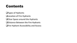 Fire Hydrants.pdf. it is very useful for determining the hydrant system ...