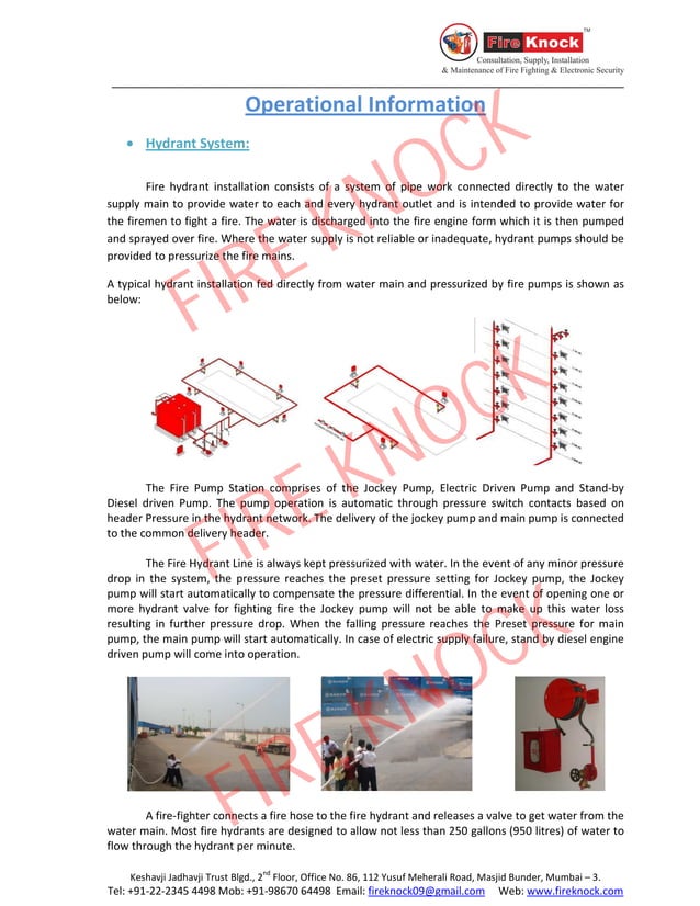 Fire hydrant system | PDF | Chemistry | Science