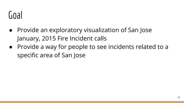 Fire incident data visualization | PPT