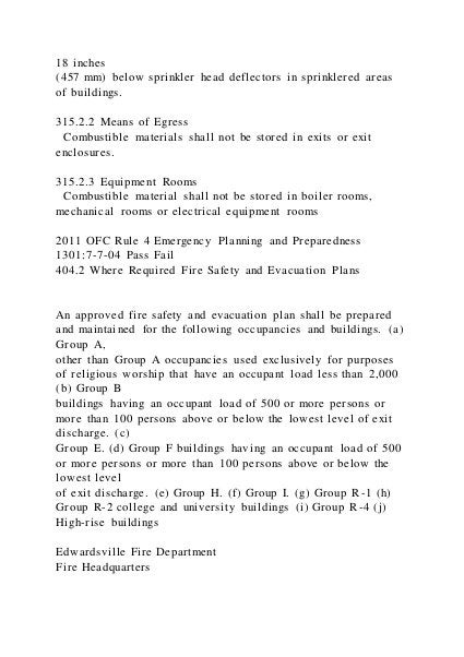 Fire Inspection Form Address __________________ | PDF