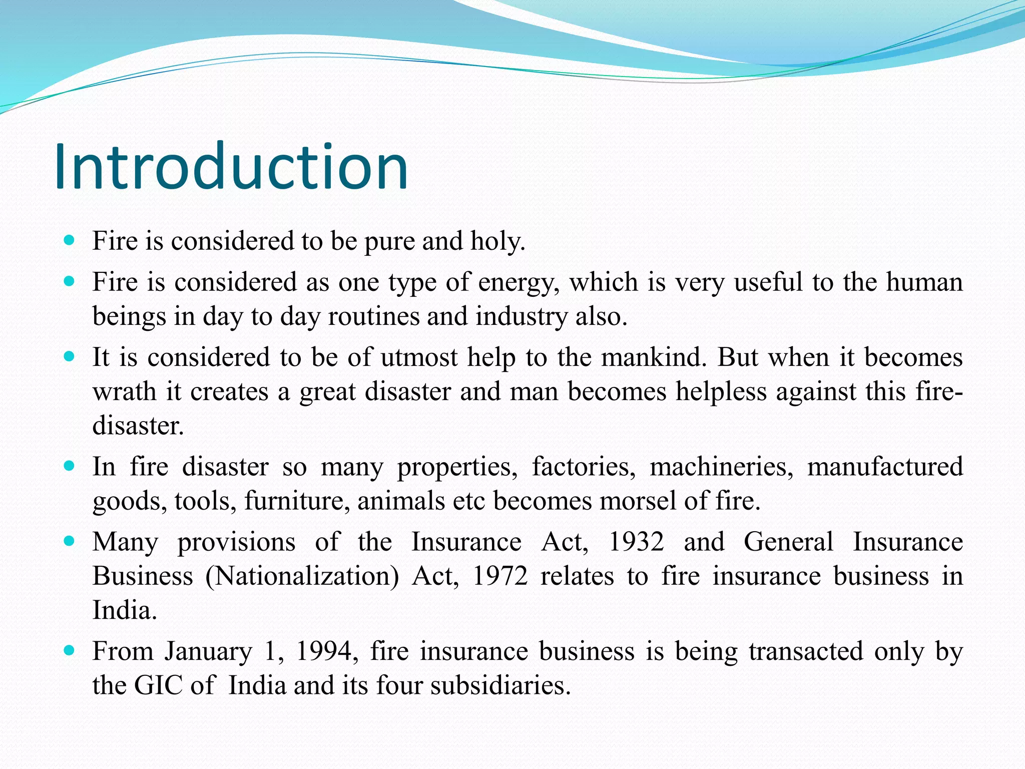 Fire insurance | PPSX