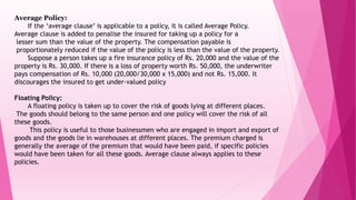 Fire insurance part1 | PPTX | Home Insurance | Insurance