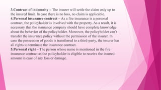 Fire insurance part1 | PPTX | Home Insurance | Insurance