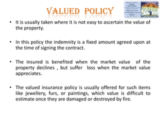 Fire insurance ppt | PPTX