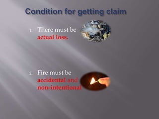 Fire insurance ppt | PPTX