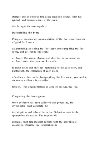 FIRE INVESTIGATION CHECKLIST | DOCX