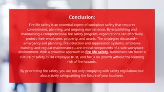 Fire Life Safety Essentials: Top Strategies for Ensuring Workplace ...