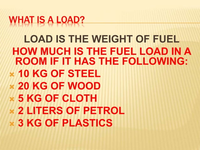 Fire Load Calculation - CPWD(2).pptx | Chemistry | Science