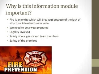 Fire management PROTOCOL for any business | PPT