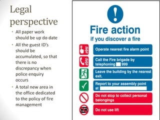 Fire management PROTOCOL for any business | PPT