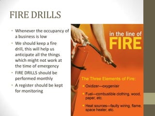 Fire management PROTOCOL for any business | PPT