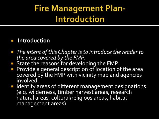 FireManagementPlan.ppt