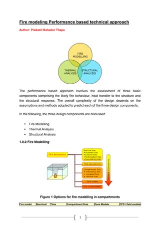 Fire modeling performance based technical approach | PDF