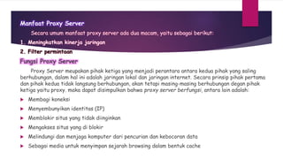 Firewall, NAT dan Proxy Server | PPT