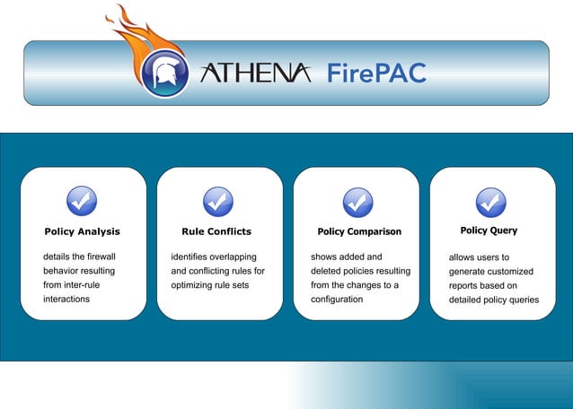 Athena FirePAC for firewall analysis | PPT