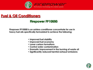Firepower executive summary | PPT | Science
