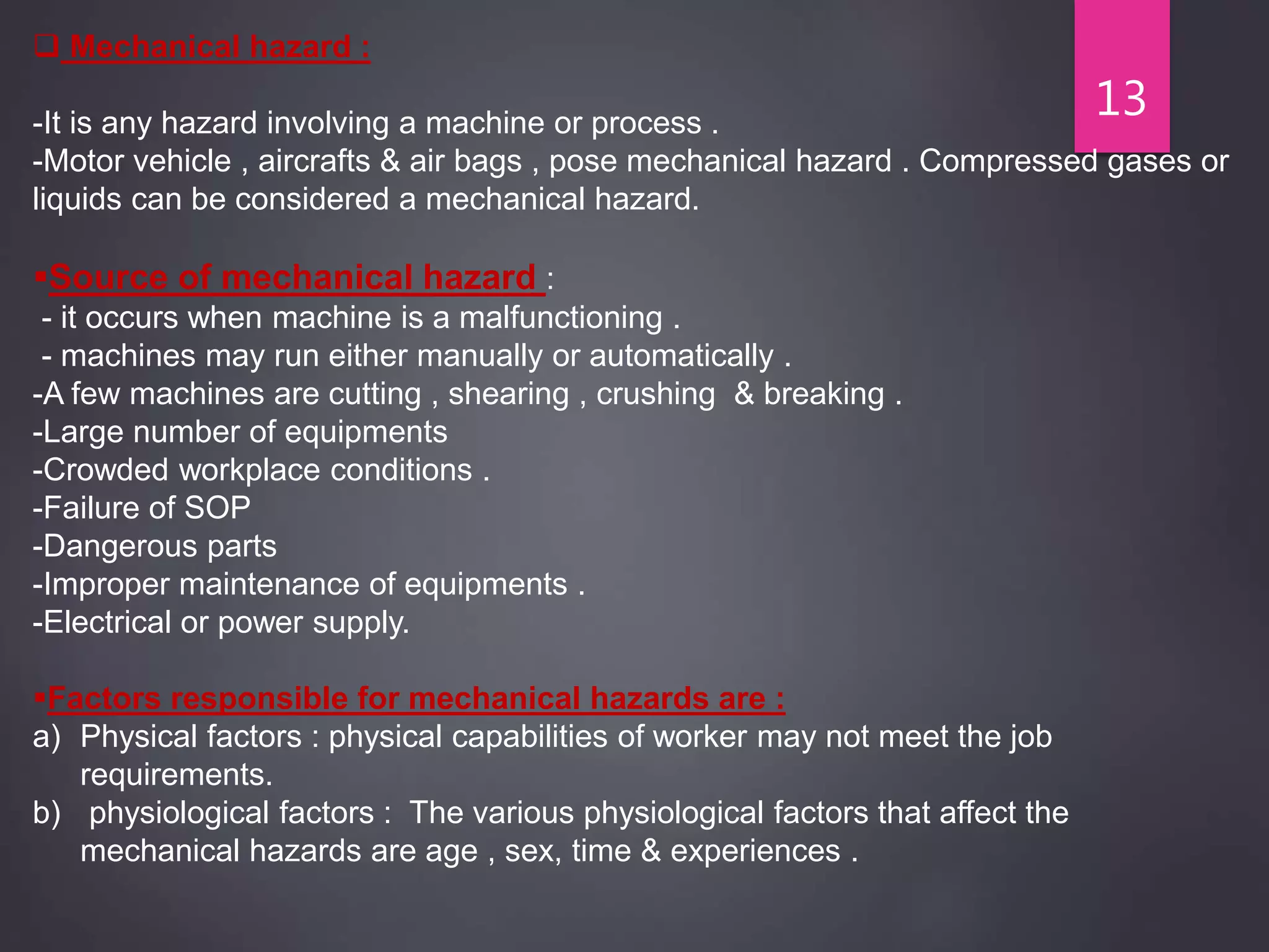 Fire and explosion hazards | PPTX