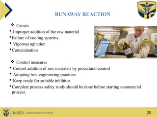fire and explosion Introduction, Industrial processes and hazards ...