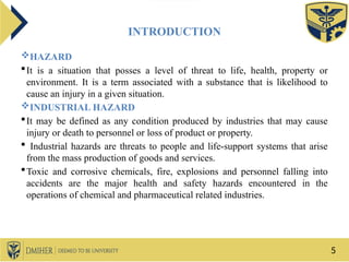 fire and explosion Introduction, Industrial processes and hazards ...
