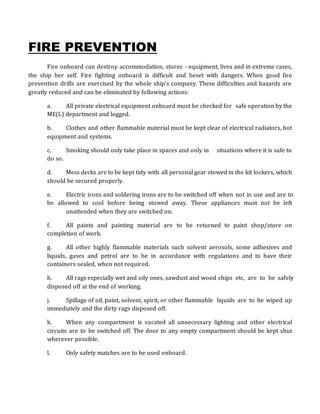 Fire prevention | PDF